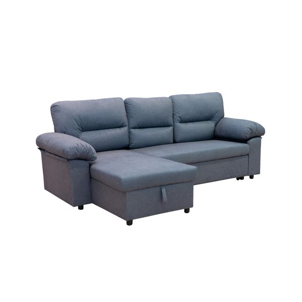 Sofá Cama Modular Reversible Macan Gris - El Bosque