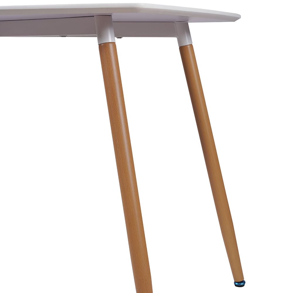 Mesa de Comedor Rectangular Alice | Blanco -El Bosque - El Bosque