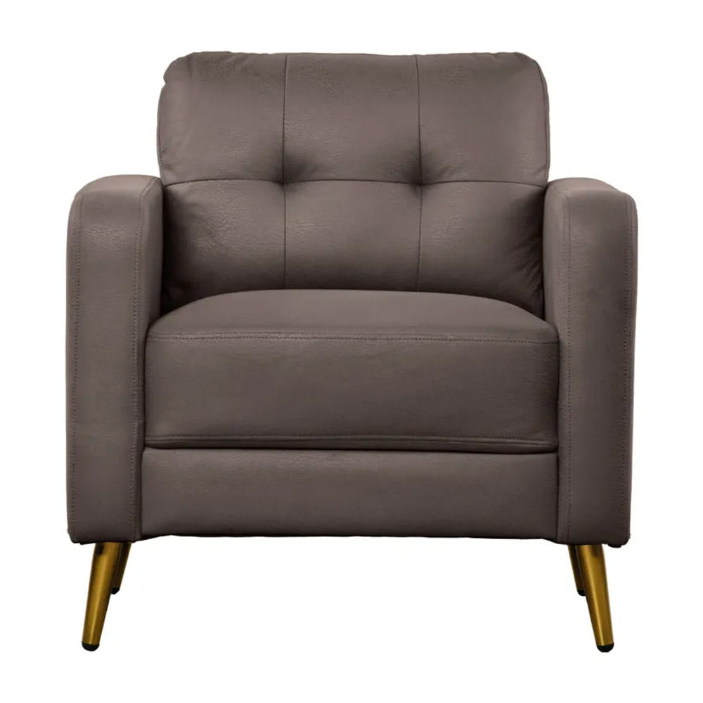 Sofá 1P Bonie | Café - El Bosque Muebles - El Bosque